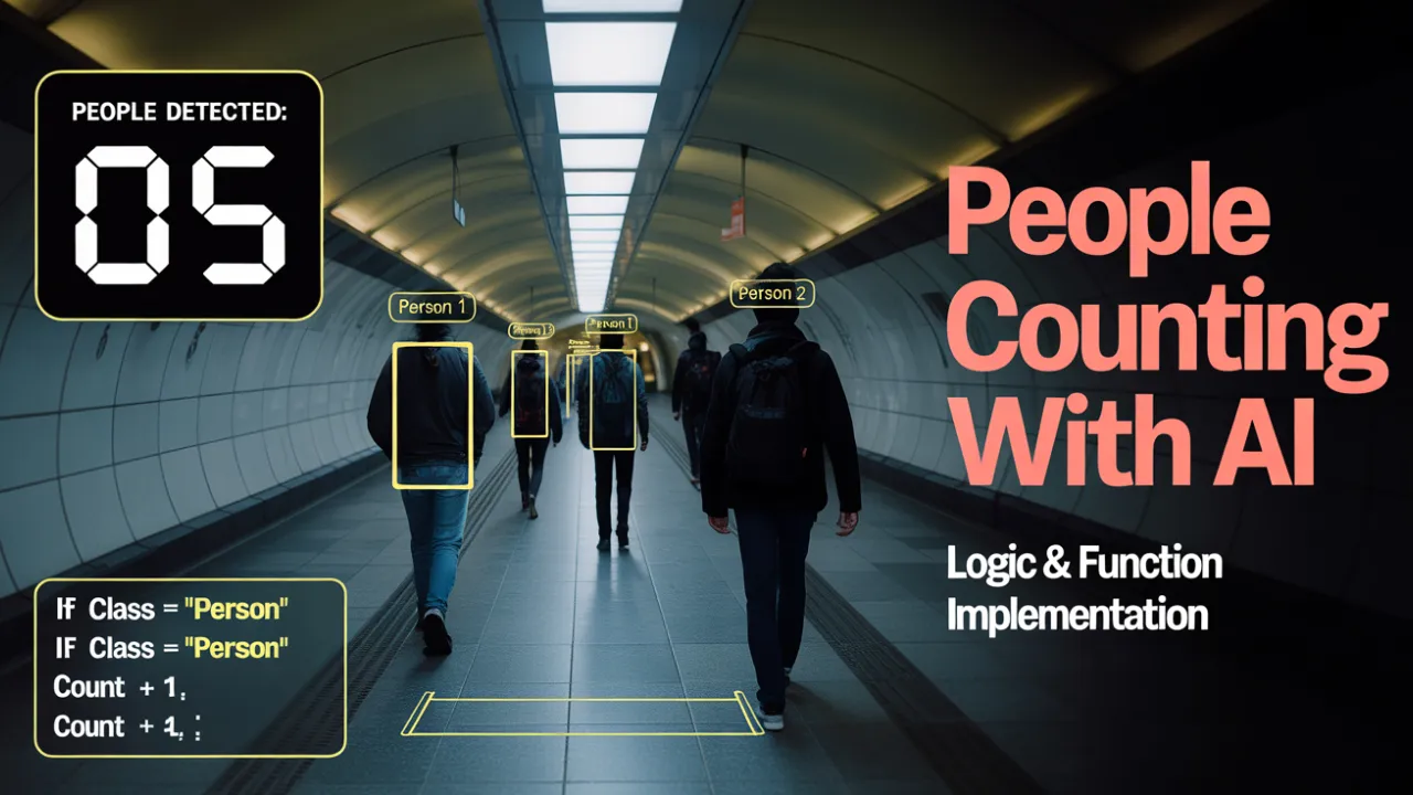 Real-Time Entry/Exit Occupancy Tracker Using Python & OpenCV